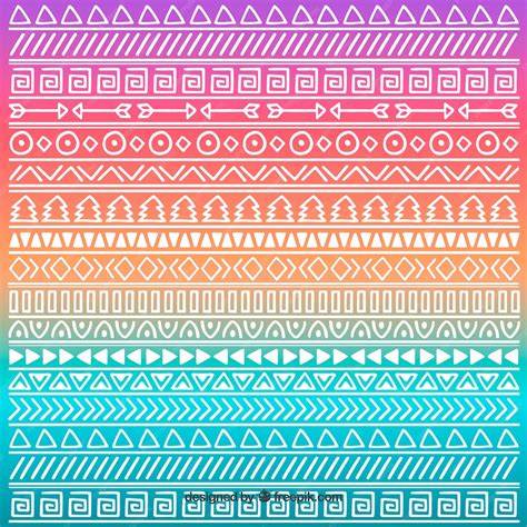손으로 그린 스타일 Boho 배경 무료 벡터