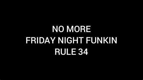 No More Friday Night Funkin Rule 34 Stop It Right Now Youtube