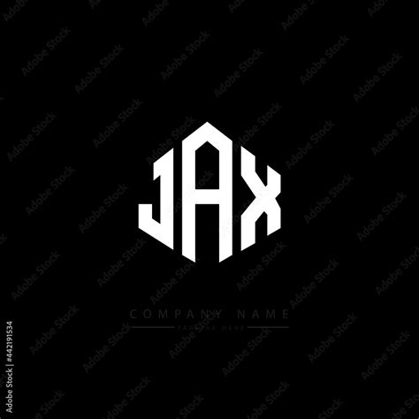 Jax Letter Logo Design With Polygon Shape Jax Polygon Logo Monogram Jax Cube Logo Design Jax