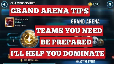 SWGOH GRAND ARENA Tips Counters And Advice For Div 11 5 YouTube