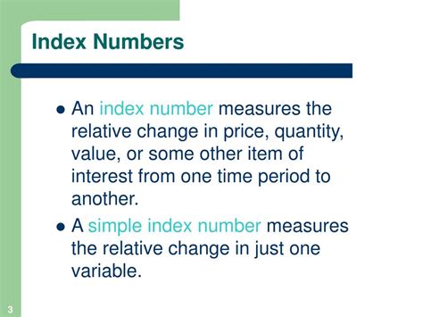 Ppt Index Numbers Powerpoint Presentation Free Download Id 650430