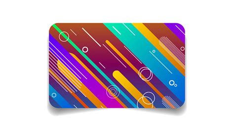 추상 컬러 은행 신용 카드 템플릿 레이아웃 벡터 디자인 스타일 흰색 배경 개념에 고립 0명에 대한 스톡 벡터 아트 및 기타 이미지 0명 개념 개념과 주제 Istock