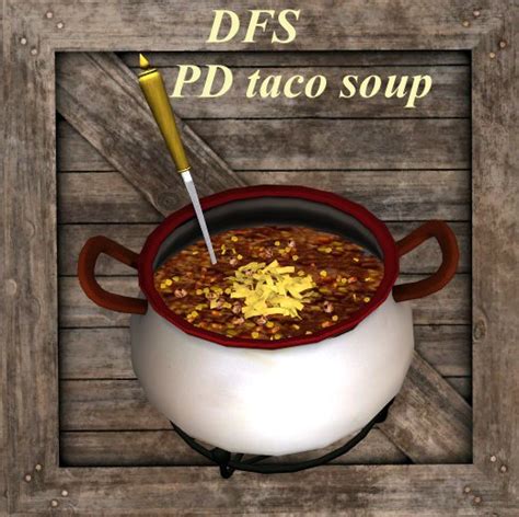 Second Life Marketplace Pd Taco Soup Dfs Storage Vendor Crate Bc