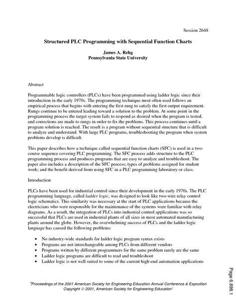 Solution Structured Plc Programming With Sequential Function Charts