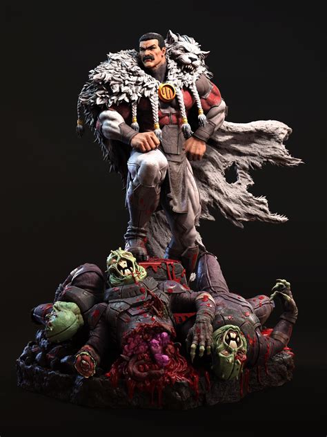 Thragg 14 Scale Custom Statue Unboxing Bros