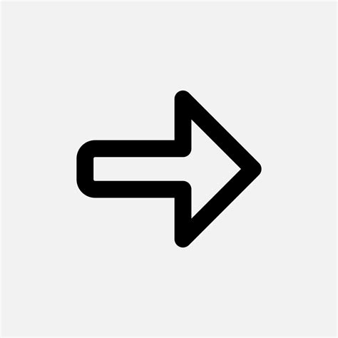 Arrow Icon In Trendy Flat Style Isolated On White Background Arrow