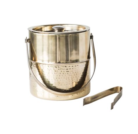 Ice Bucket With Tongs Rock Paper Scissors