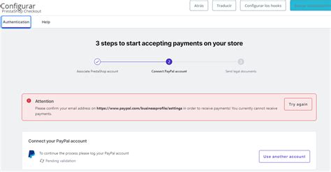 Solved Prestashop Checkout Cant Connect Paypal Account Paypal