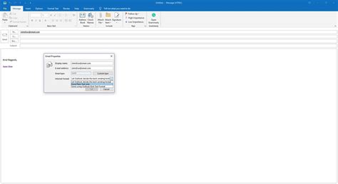 Prevent Sending Winmail Dat Attachments In Outlook