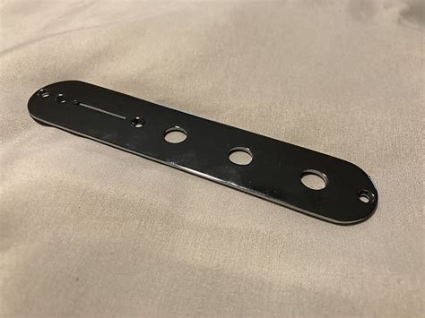 Fender Telecaster Control Plate For 3 Knobs Chrome Reverb