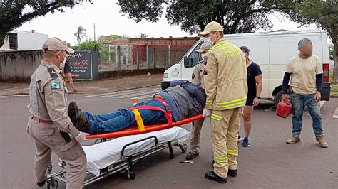 Acidente Envolvendo Moto De Alta Cilindrada Deixa Homem Ferido No