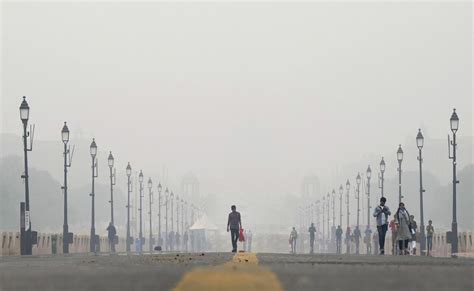 Delhis Air Quality Improves Slightly But Remains In Poor Category