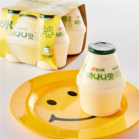 바나나맛우유 240ml 4개 킴스오아시스