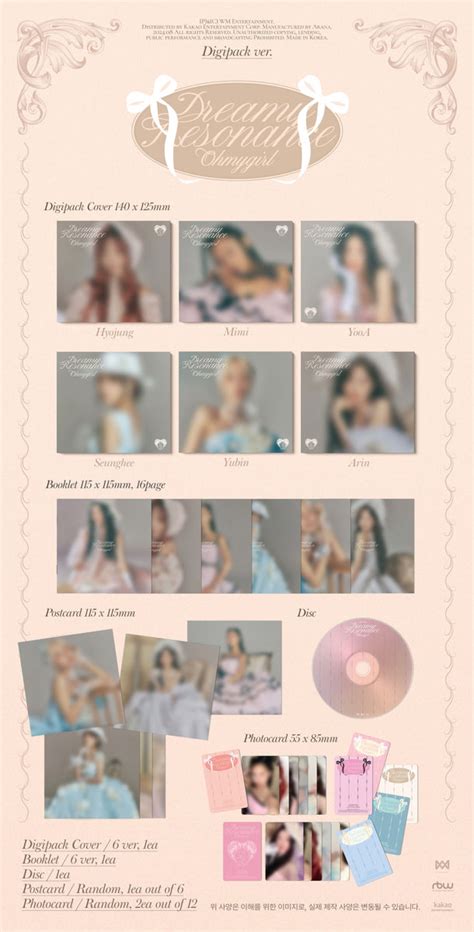 Oh My Girl Dreamy Resonance 10th Mini Album Digipack Random Versio