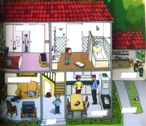 Puzzle De Parts Of The House Rompecabezas De