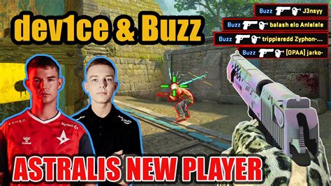 ASTRALIS NEW PLAYER Dev1ce Buzz FACEIT Ancient DUAL POV 54