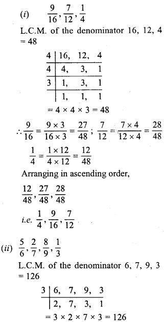 Selina Concise Mathematics Class 6 Icse Solutions Chapter 14 Fractions Artofit