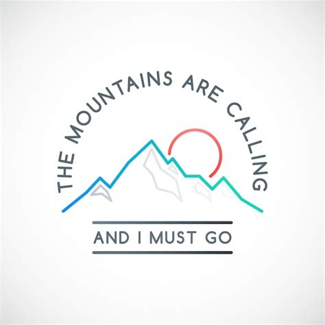 Premium Vector Simple Mountains Design Template The Mountains Are