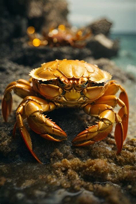 Golden Crab Sci Fi Props Crab King Crab