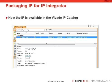 Design With Vivado Ip Integrator Copyright 2013 Xilinx