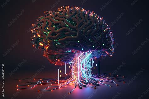 Neural Network Of Electronic Brain Computer System Modeled After The Structure And Function Of