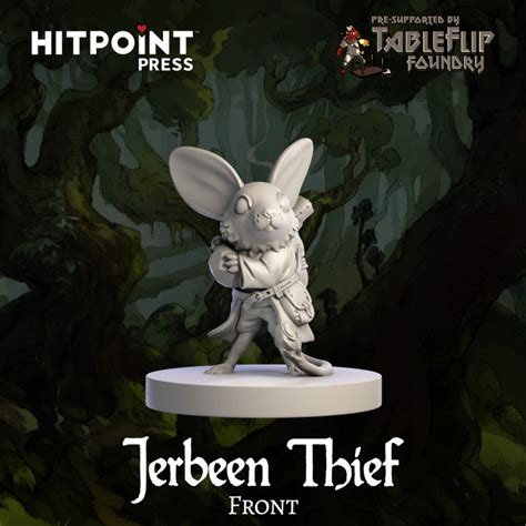 3d Printable Humblewood Jerbeen Thief By Hit Point Press