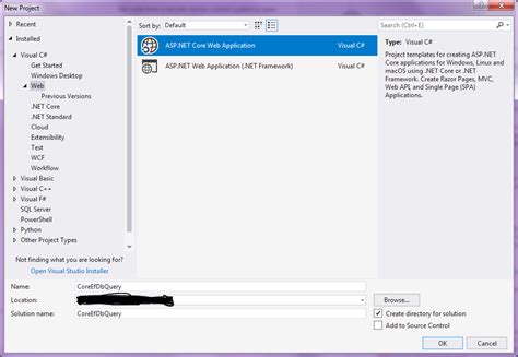 Asp Net Core Entity Framework Query Through Database