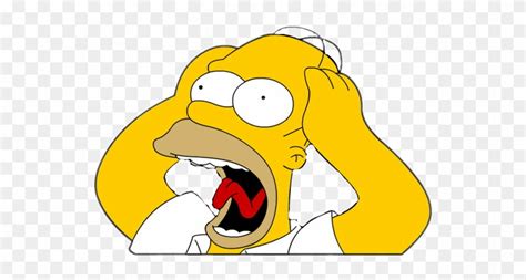 Homer Simpson Doh Homer Doh Picsart Scream