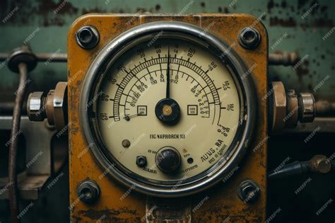 A Detailed View Of An Industrial Heading Indicator Highlighting Its