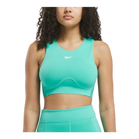 Reebok Womens Cont Cropped Sports Bra Sportchek