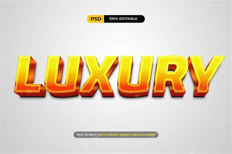 Premium Psd Golden 3d Luxury Text Effect
