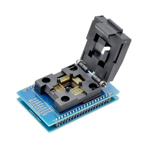 Tierpop Tqfp44 To Dip40 Adapter Ic Programmer Chip Test Socket Burning