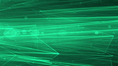 Green Beautiful Abstract Molecular Dot Geometric Structure Space