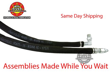 Eaton® Aeroquip® Hydraulic Hose Assembly Big River Rubber And Gasket
