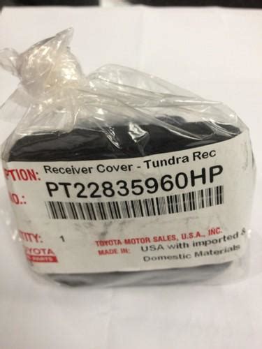 Sell Toyota Tow Hitch Receiver Cover Plug In Temecula California US For US