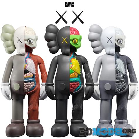 3d Model Kaws Flayed Companion