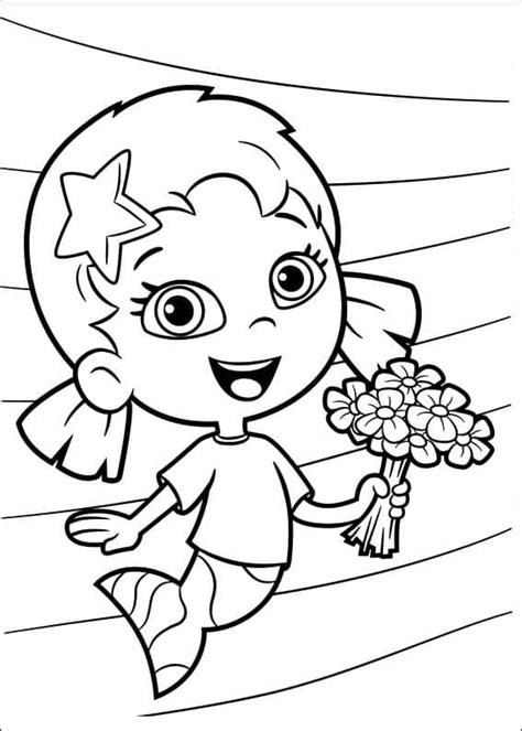 Dibujos De Oona De Bubble Guppies Para Colorear Para Colorear Pintar E