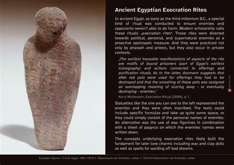 Ancient Egyptian Execration Rites The Archaeology Of Ancient Magic