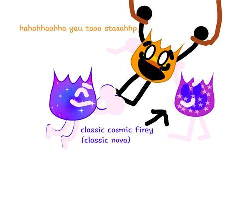 Cosmic Fireys Tickles Firey By Stickmanshowevery On Deviantart