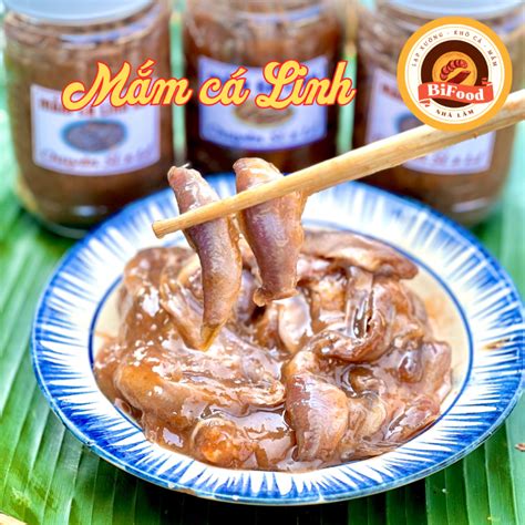 Mắm Cá Linh 500gr 💖bifood💖 Mắm Cá Linh Chuẩn Miền Tây Mắm Cá Linh Xay