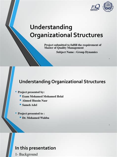 Understanding Organizational Structures By Esam Mohamed Mohamed Helal