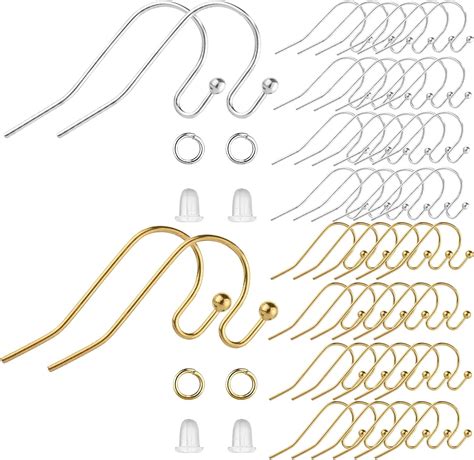 Earring Hooks 600pcs Hypoallergenic Earrings Making Kit