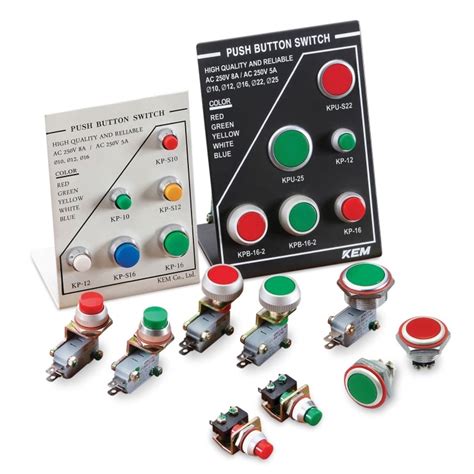 Kem 푸쉬버튼스위치 종류 10Ø~25Ø Push Button Switch 네이버 블로그