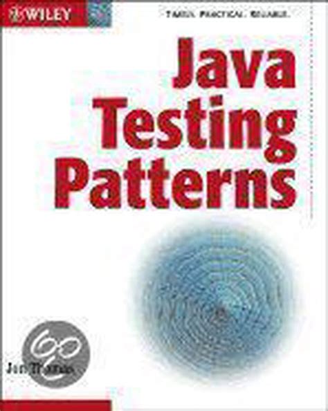 Java Testing Patterns J Thomas 9780471448464 Boeken
