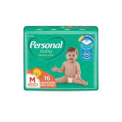 Fralda Personal Soft Protect Jumbinho Tamanho M 16 Unidades De 5