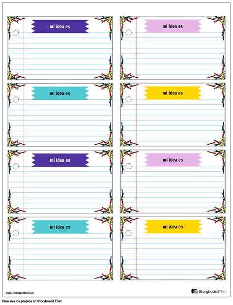 Nota De Sugerencia De Ideas Storyboard Por Es Examples