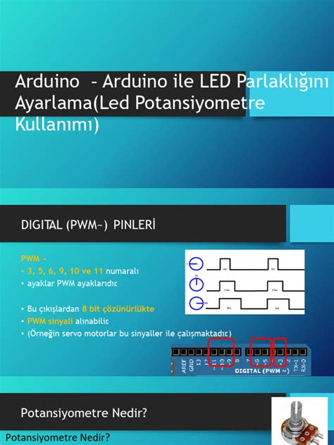 Arduino Ile Led Parlaklığını Ayarlama Pdf