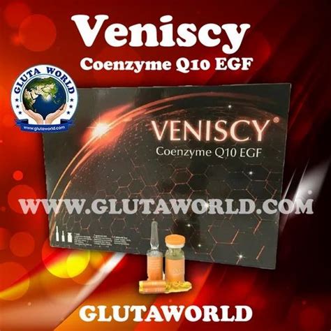 Veniscy Coenzyme Q10 Egf Glutathione Injections For Skin Whitening Packaging Type Box At