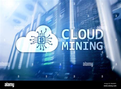 Cloud Computing Data Or Cryptocurrency Bitcoin Ethereum Mining In