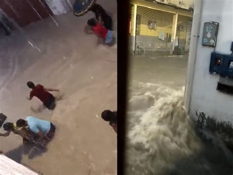 Tempestade causa alagamento em vários pontos de Manaus e capital é colocada em estágio de